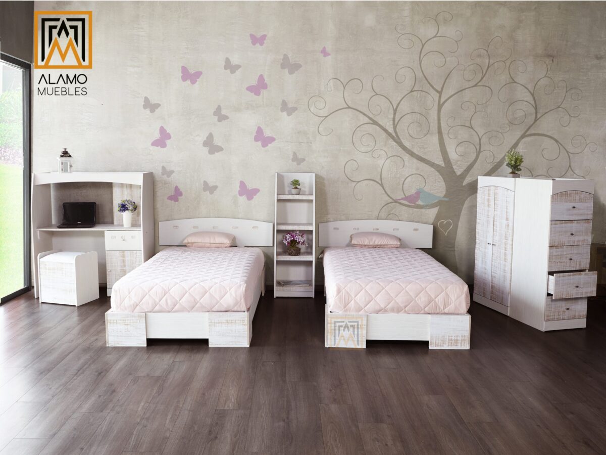 LITERA 1 DESARMADA LOGO | Alamo Muebles