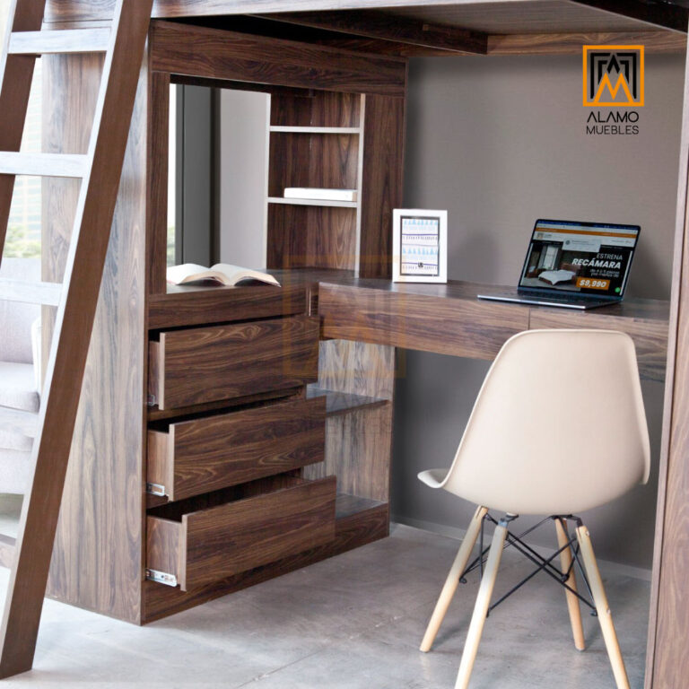 Litera Studio Nogal | Alamo Muebles