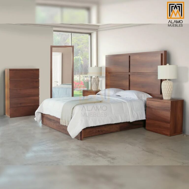 Recamara Oporto 6 piezas Queen size | Alamo Muebles